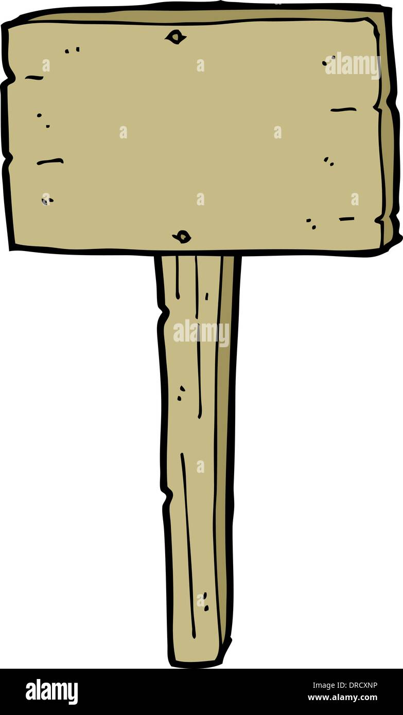 cartoon sign post Stock Vector Image & Art - Alamy