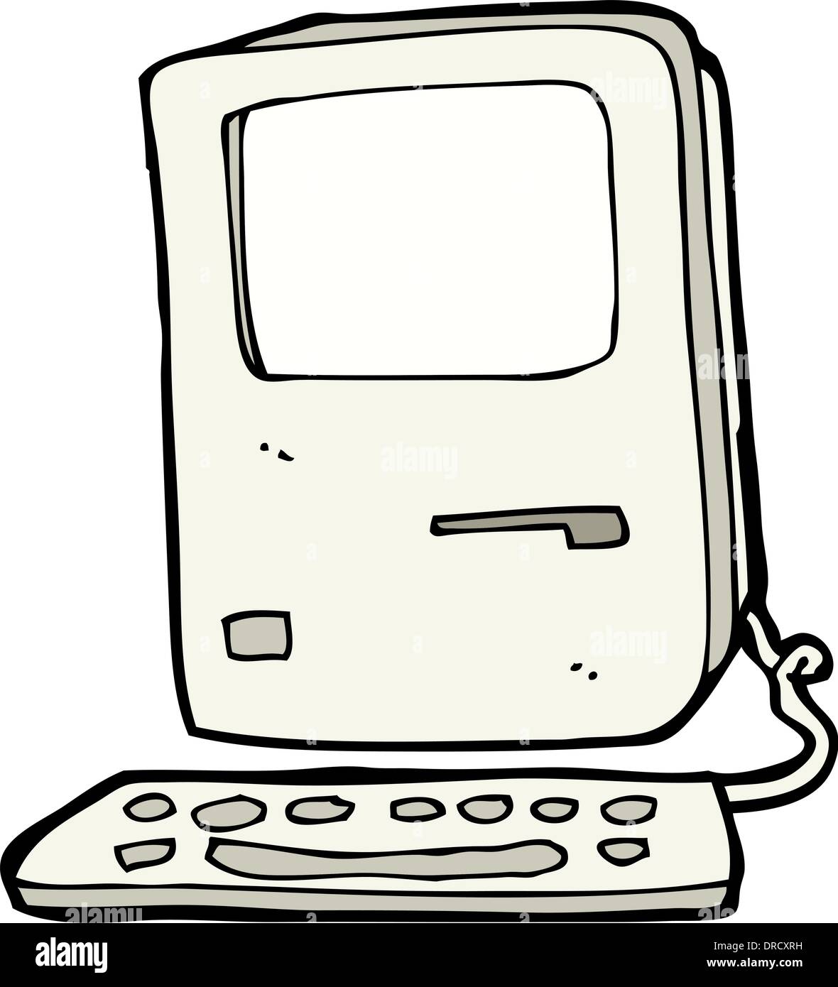 cartoon old computer Stock Vector Image & Art - Alamy