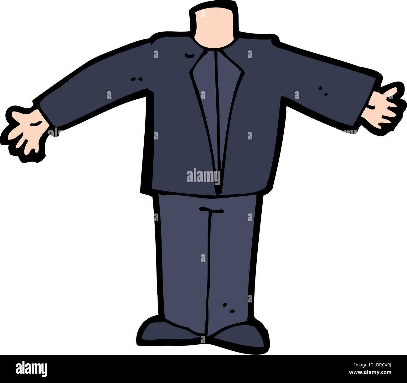 cartoon body in suit (mix and match cartoons or add own photos Stock ...