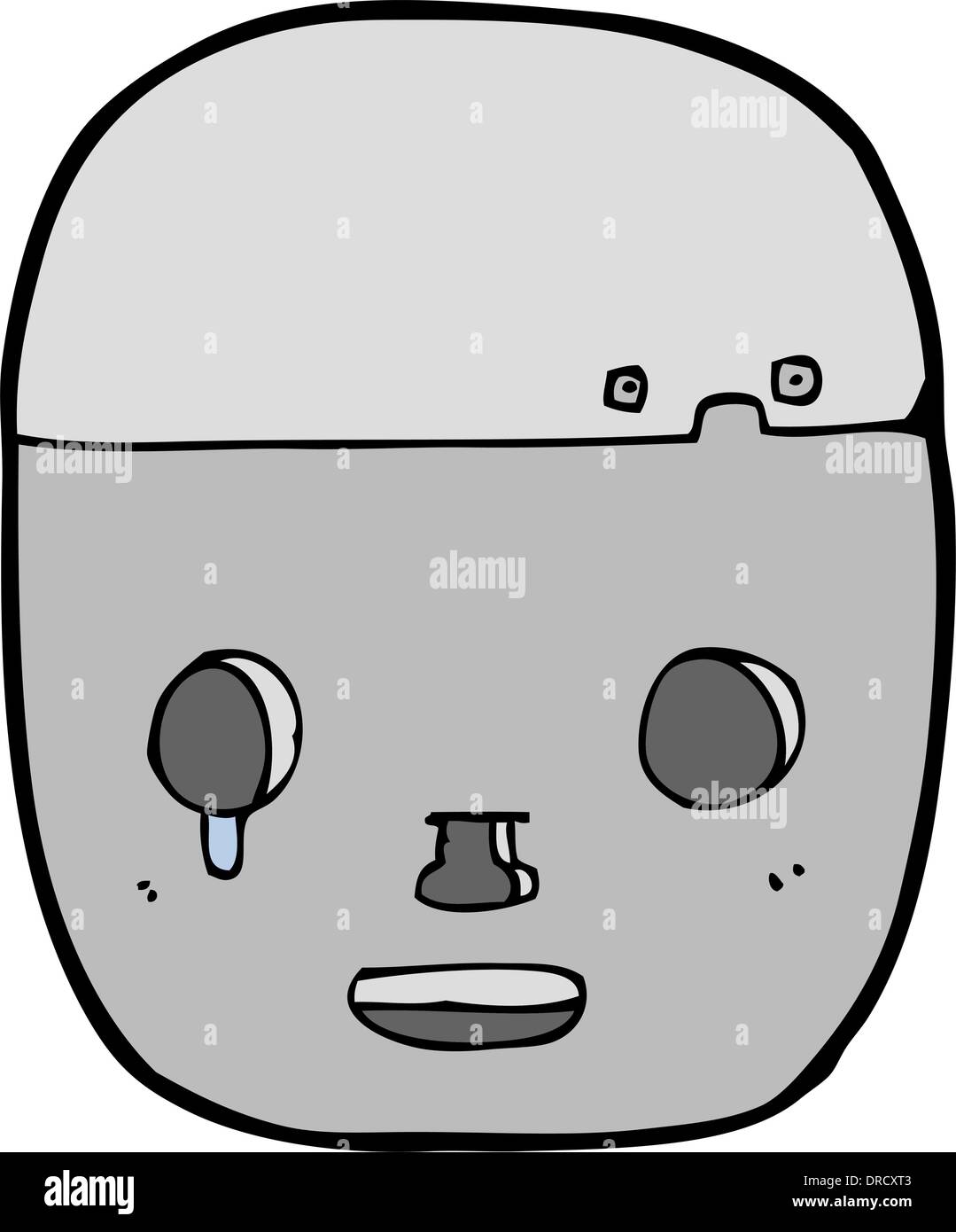 cartoon robot head Stock Vector Image & Art - Alamy