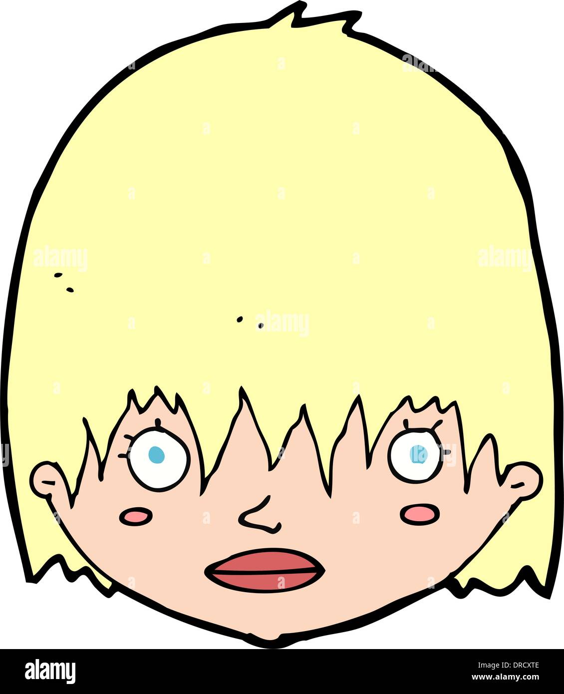 cartoon staring woman Stock Vector Image & Art - Alamy