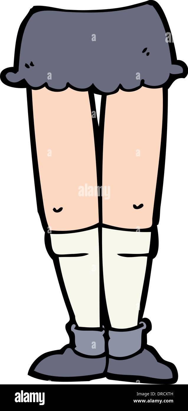 cartoon female legs Stock Vector Image & Art - Alamy