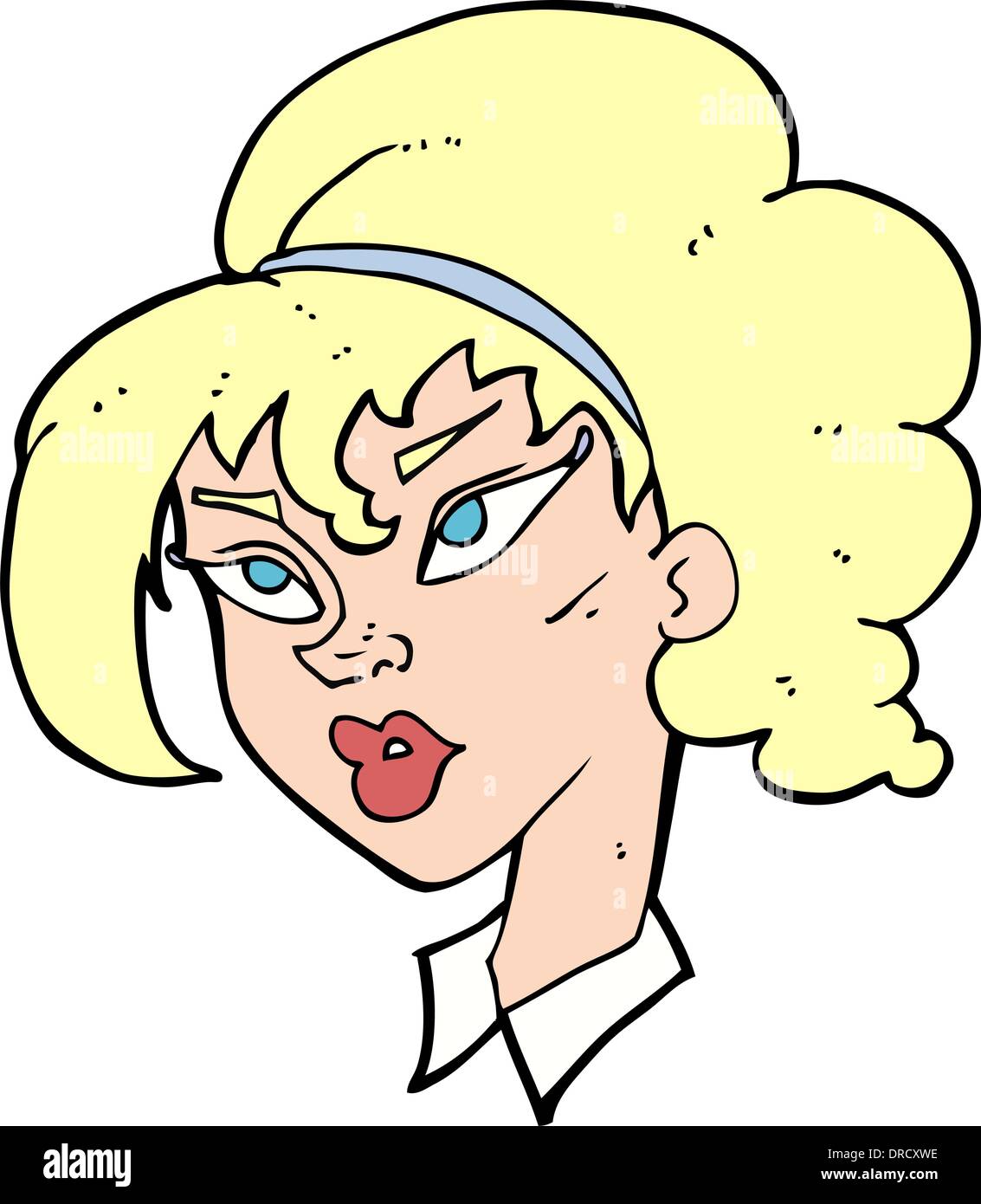 cartoon pretty woman Stock Vector Image & Art - Alamy