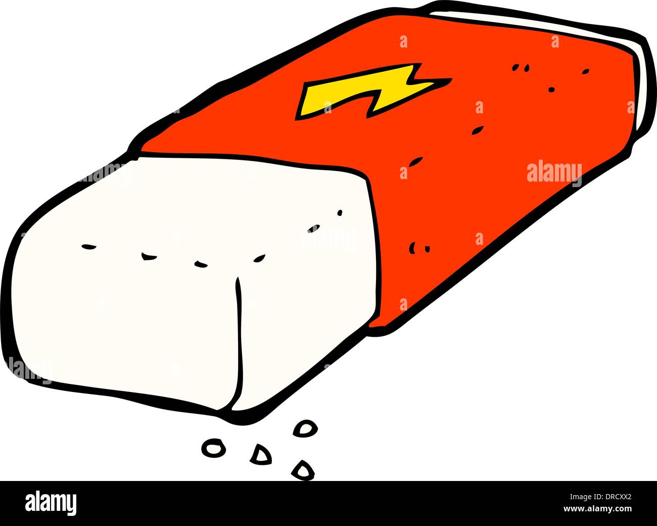 cartoon pencil eraser Stock Vector Image & Art - Alamy