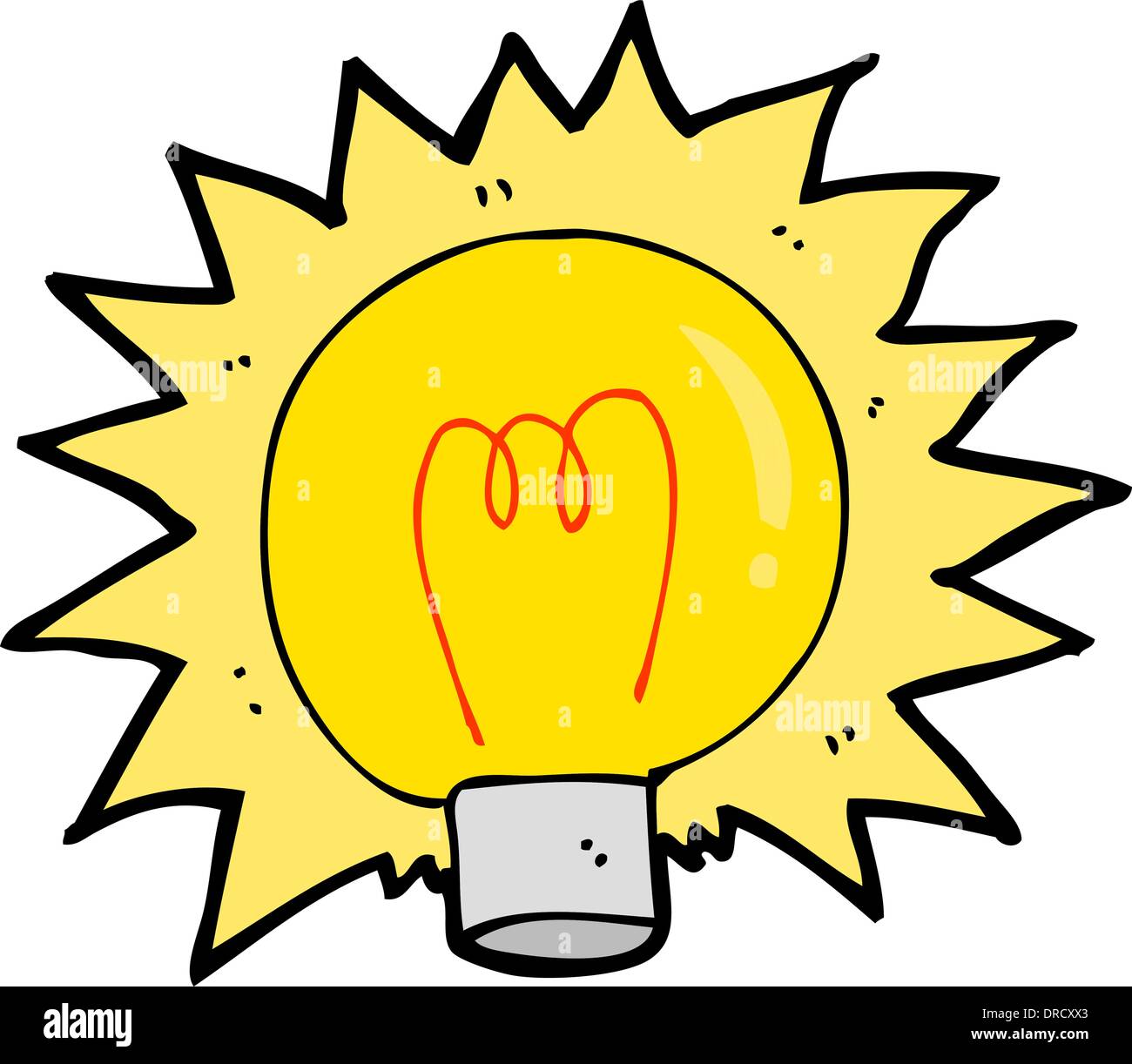 cartoon electric light bulb Stock Vector Image & Art - Alamy