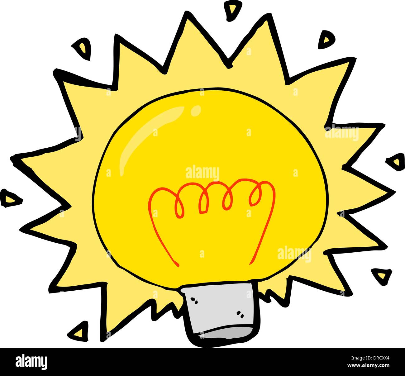 cartoon electric light bulb Stock Vector Image & Art - Alamy