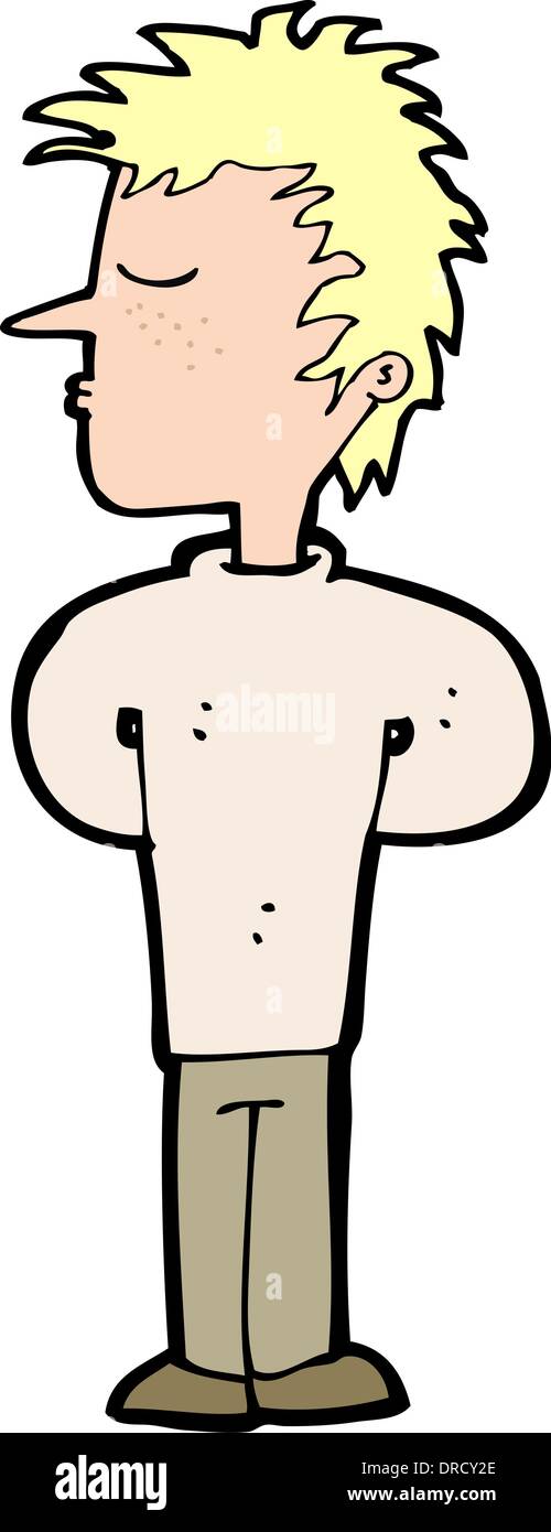 cartoon man ignoring Stock Vector Image & Art - Alamy
