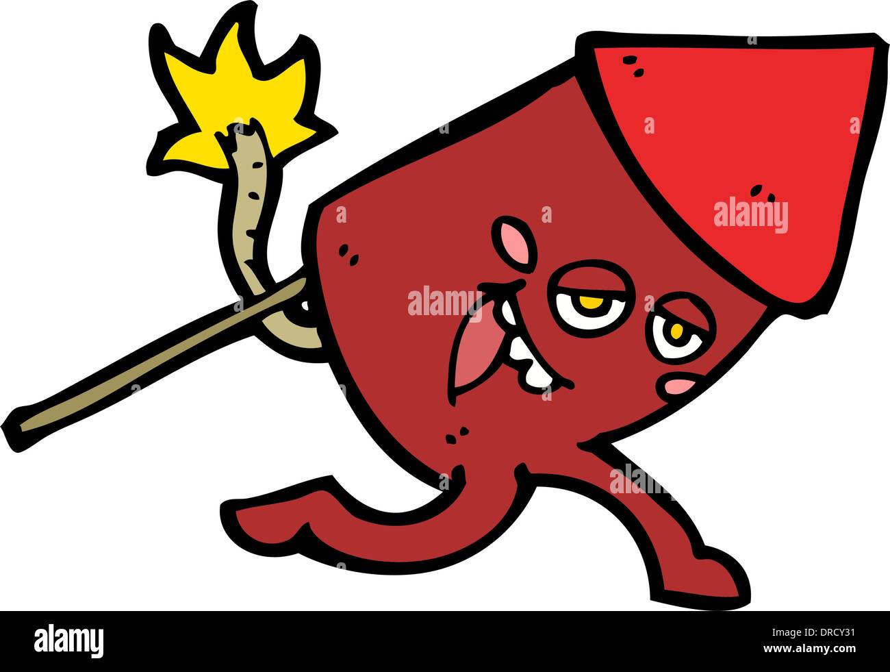 cartoon funny firework character Stock Vector Image & Art - Alamy