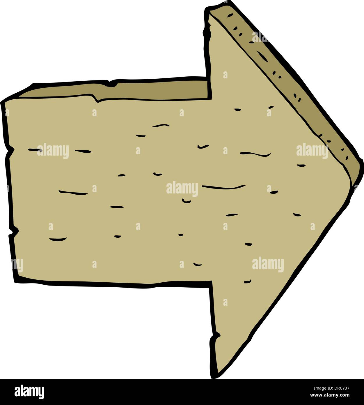 cartoon wooden arrow sign Stock Vector Image & Art - Alamy