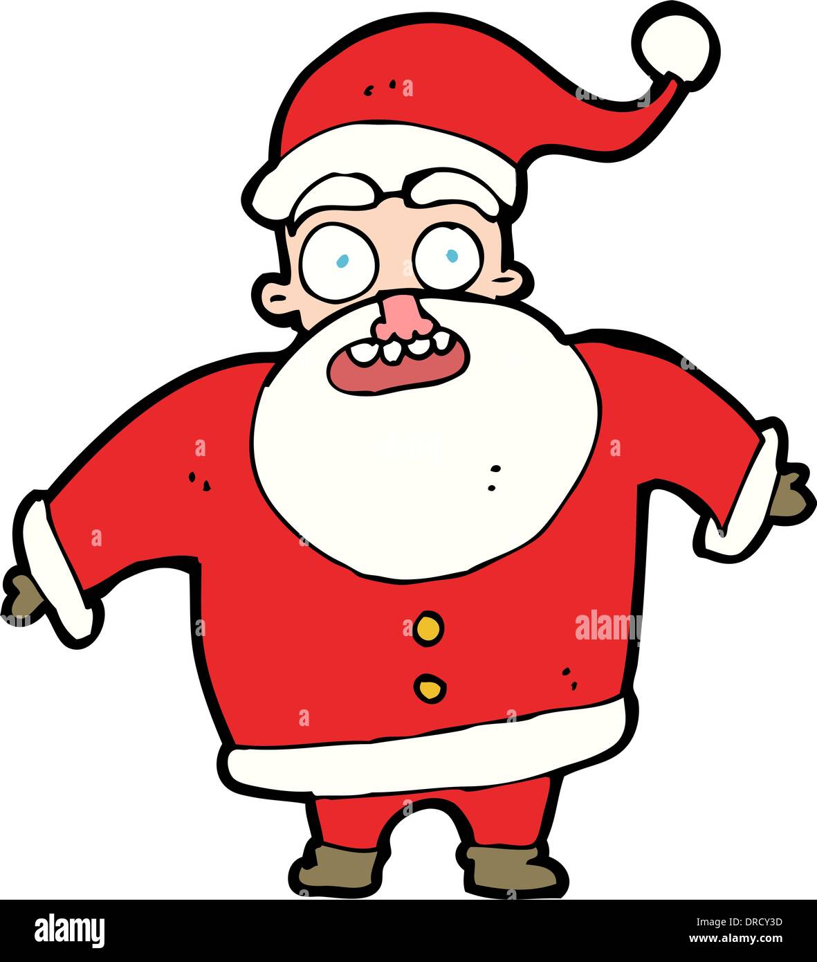 Cartoon Shocked Santa Claus High Resolution Stock Photography and ...
