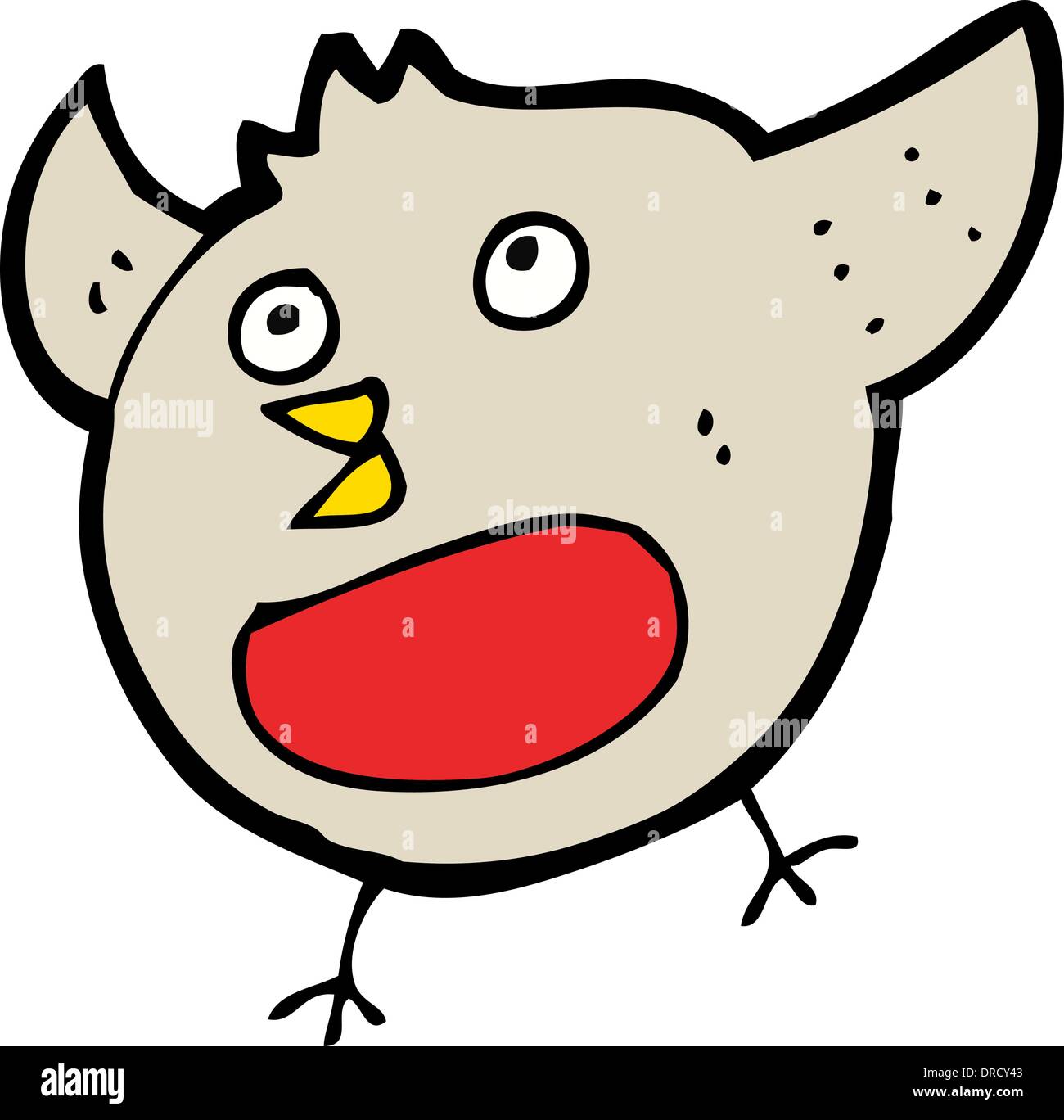 Funny cartoon christmas robin hi-res stock photography and images - Alamy