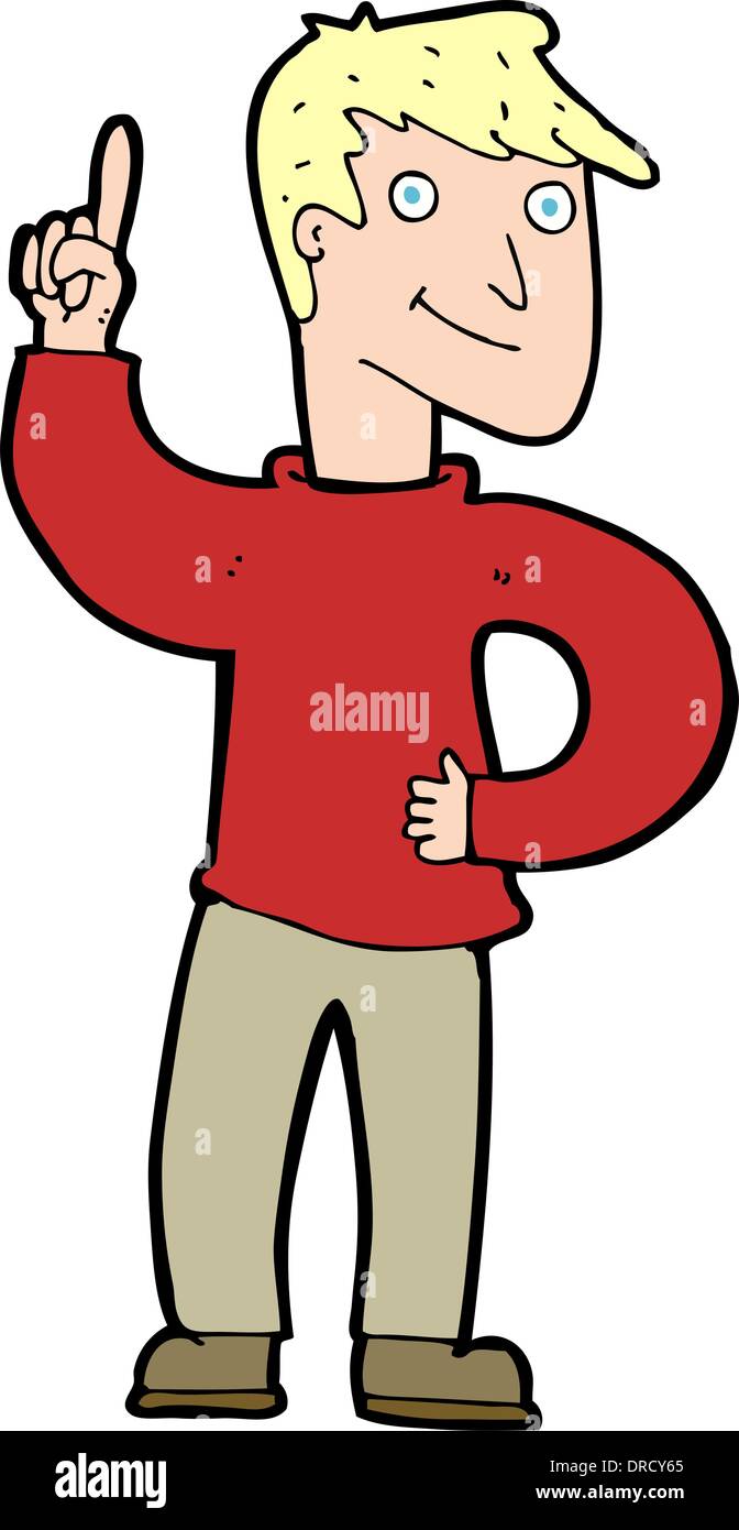cartoon man with great idea Stock Vector Image & Art - Alamy
