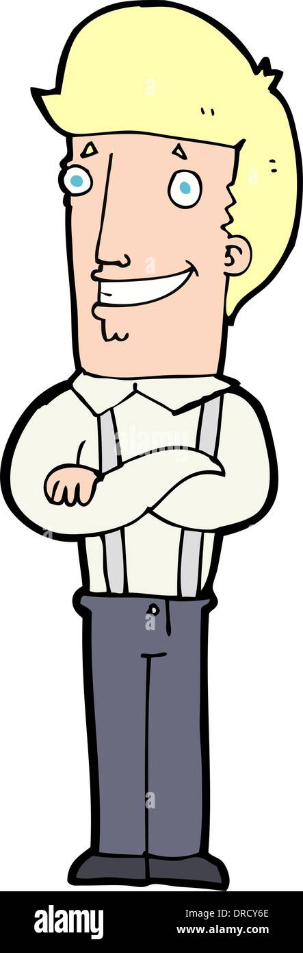 cartoon proud man Stock Vector Image & Art - Alamy