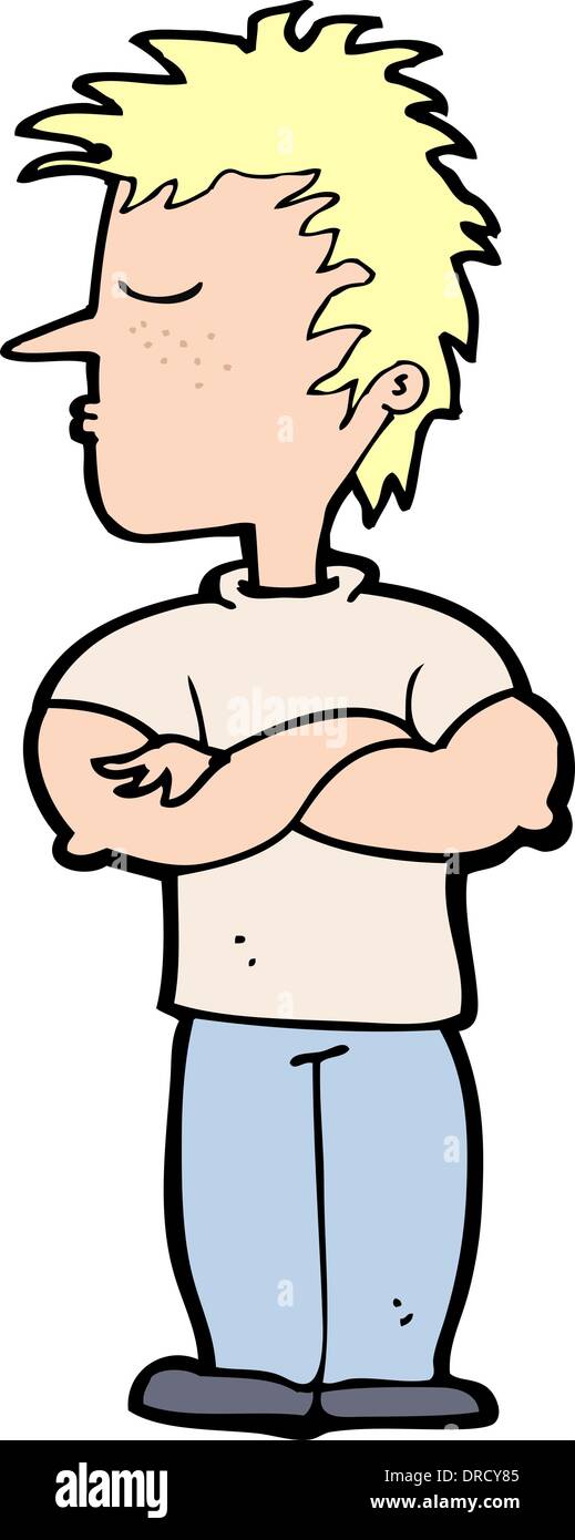 cartoon man refusing to listen Stock Vector Image & Art - Alamy