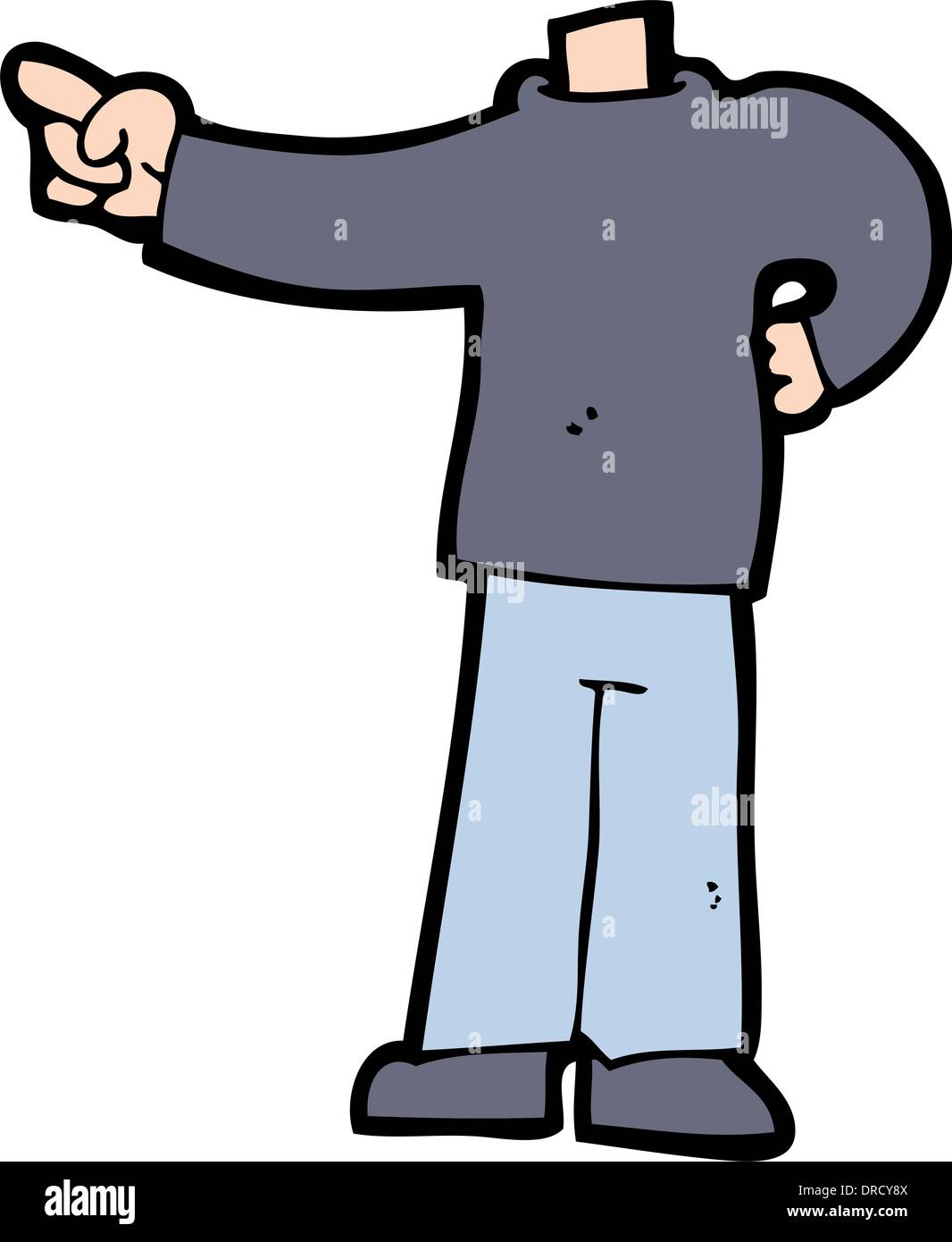 cartoon pointing body (mix and match cartoons or add own photos Stock ...