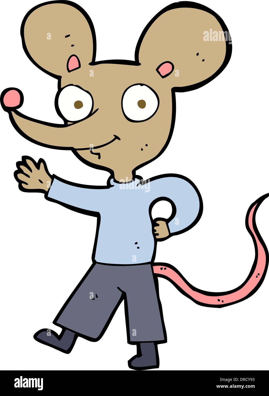 Cartoon waving mouse Stock Vector Images - Alamy