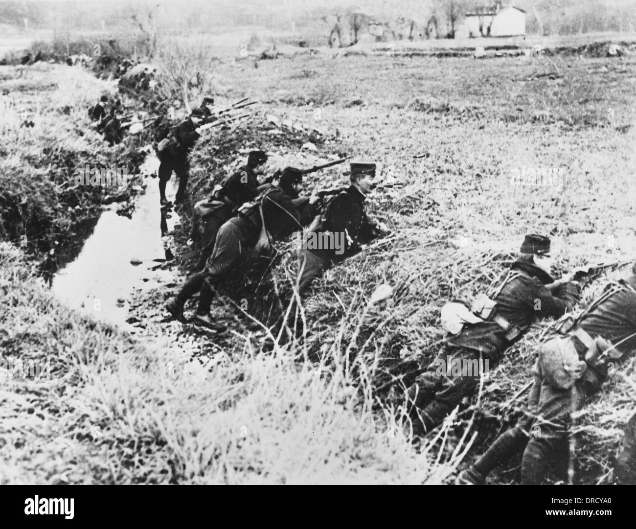 French troops WWI Stock Photo - Alamy