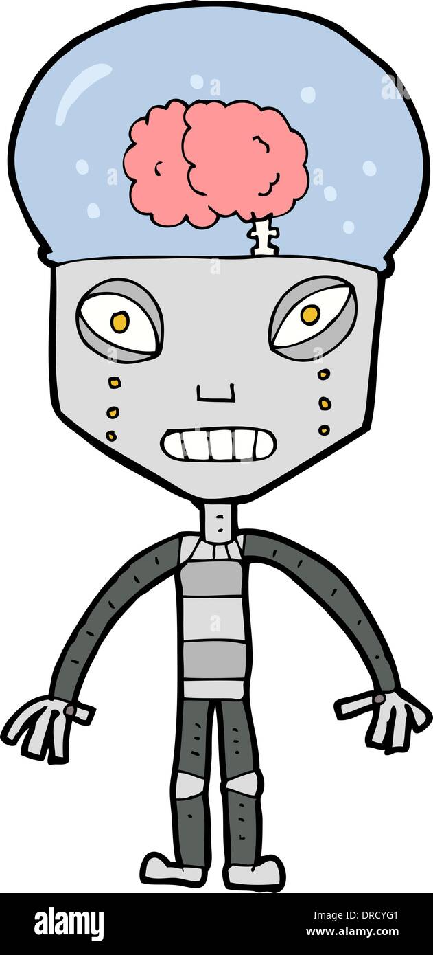 cartoon weird robot Stock Vector Image & Art - Alamy