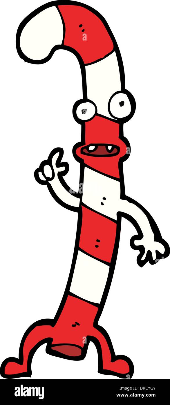 cartoon dancing christmas candy cane Stock Vector Image & Art - Alamy