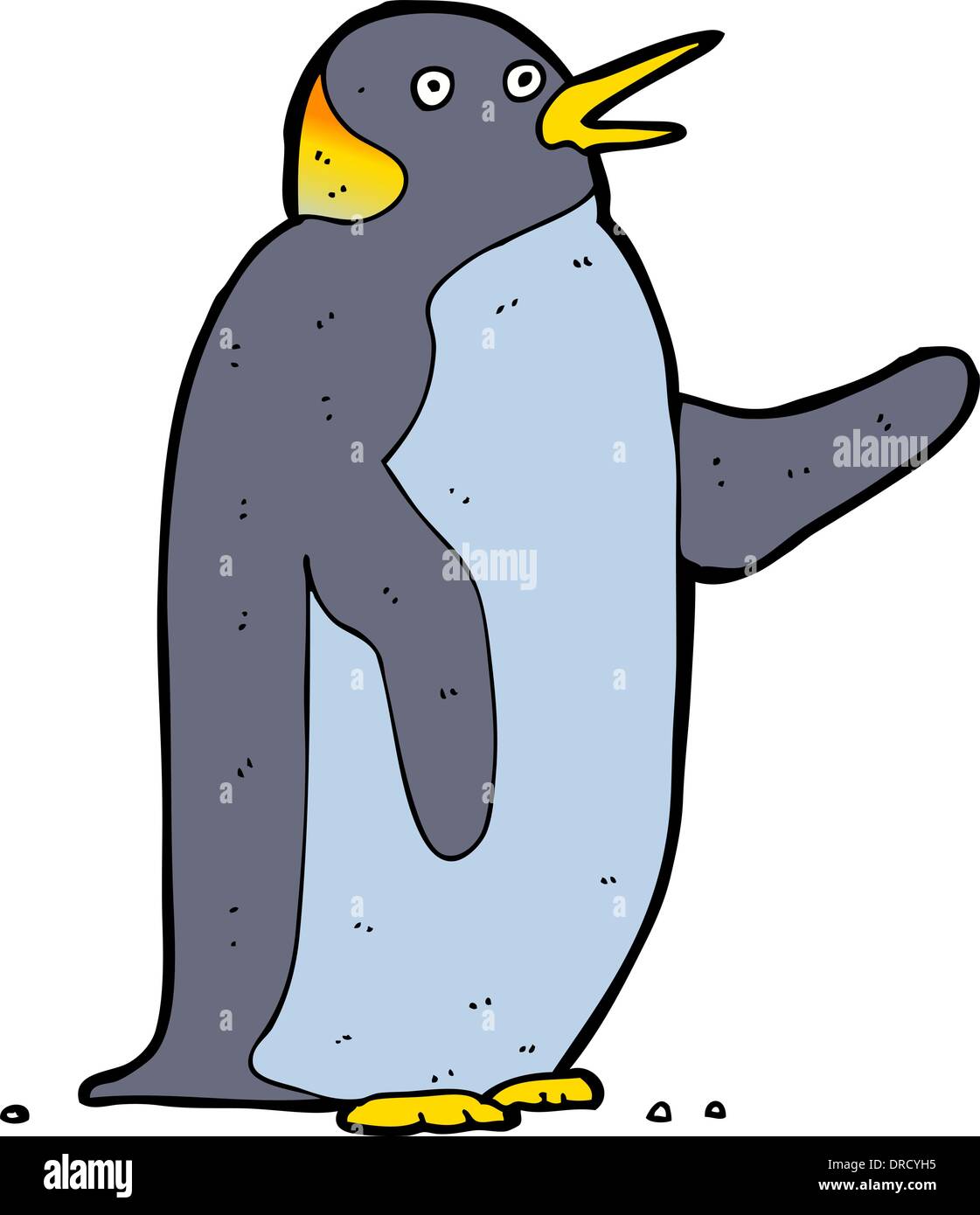 cartoon penguin waving Stock Vector Image & Art - Alamy