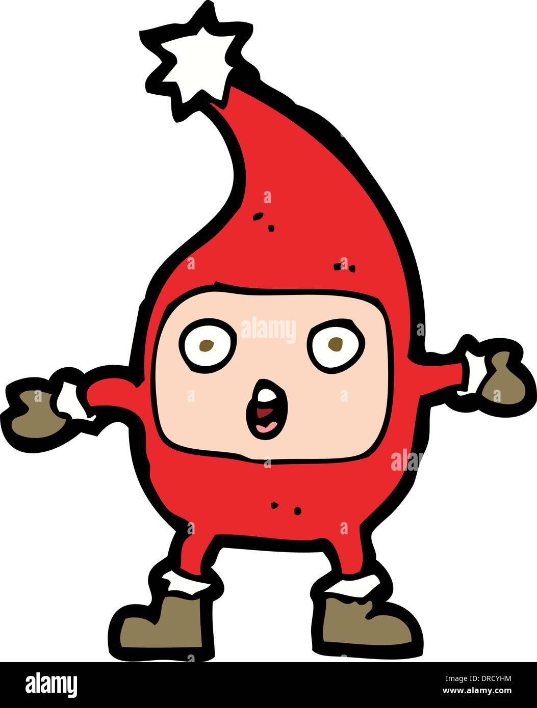 cartoon funny christmas creature Stock Vector Image & Art - Alamy
