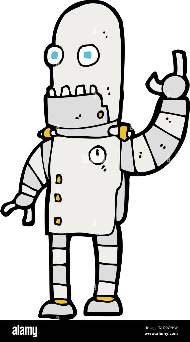 cartoon waving robot Stock Vector Image & Art - Alamy