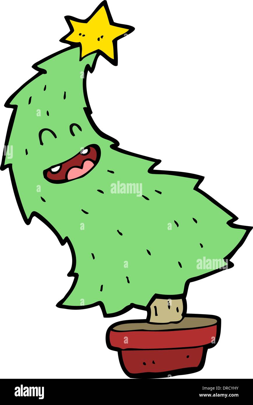 cartoon dancing christmas tree Stock Vector Image & Art - Alamy
