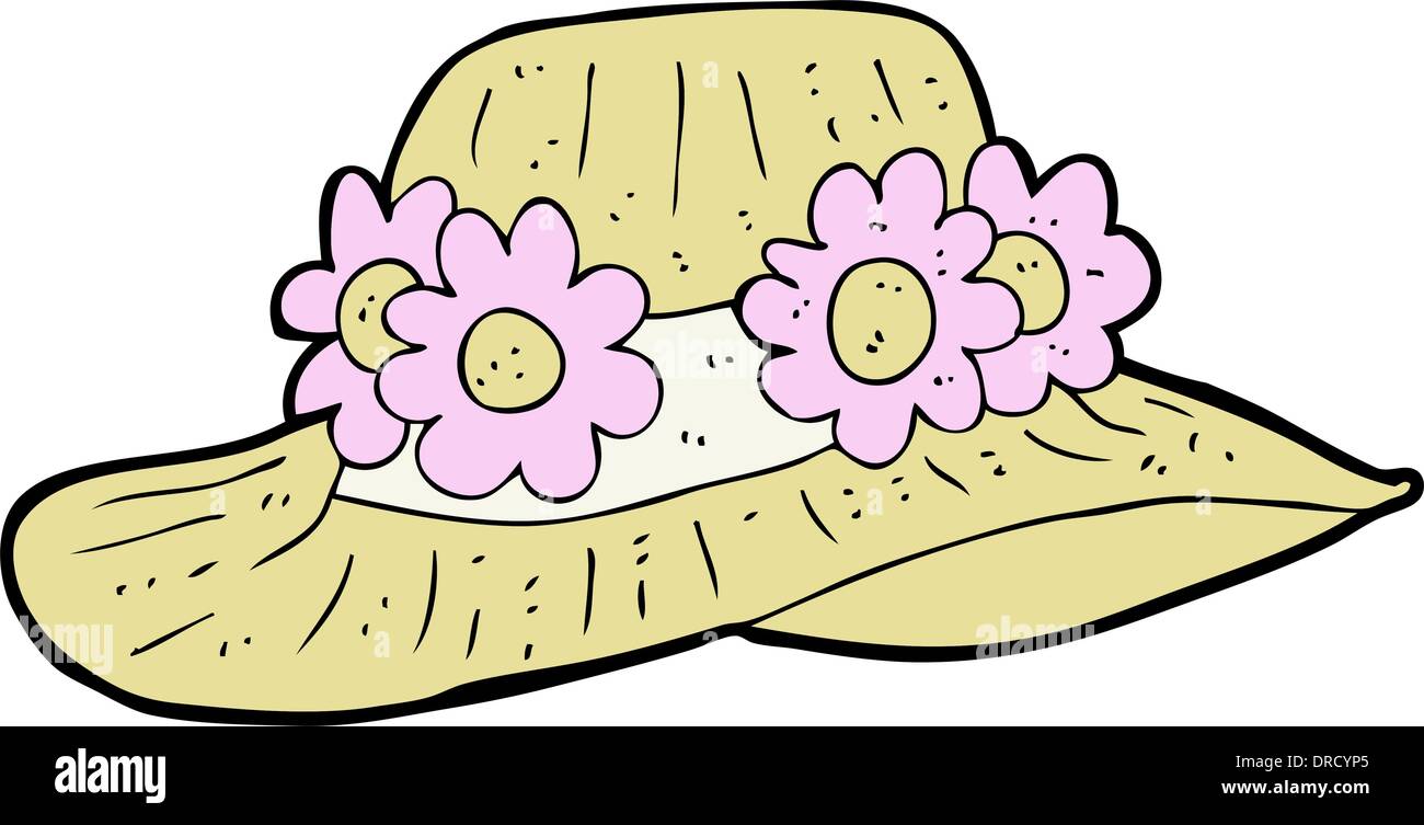 cartoon summer hat Stock Vector Image & Art - Alamy