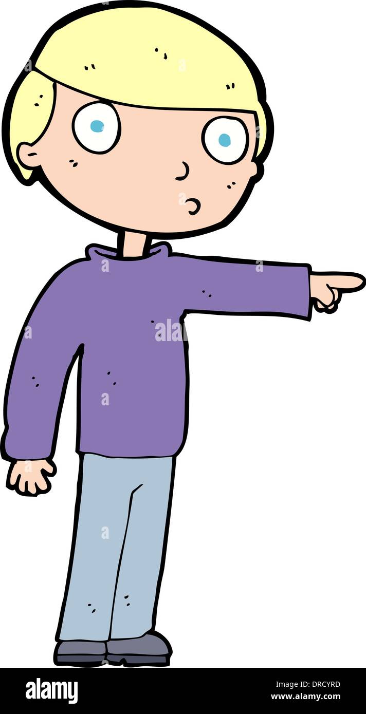 cartoon man pointing Stock Vector Image & Art - Alamy