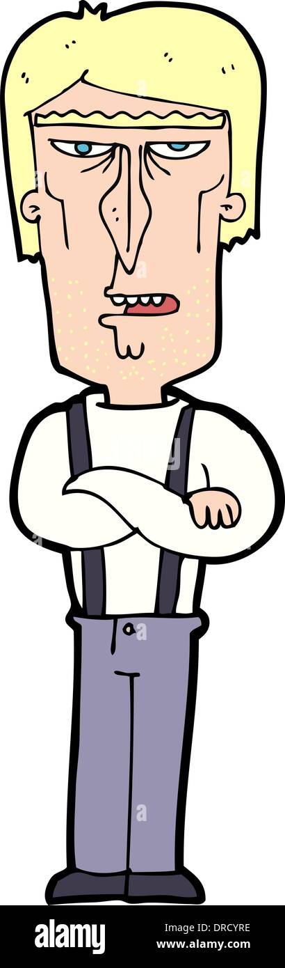 cartoon angry man Stock Vector Image & Art - Alamy