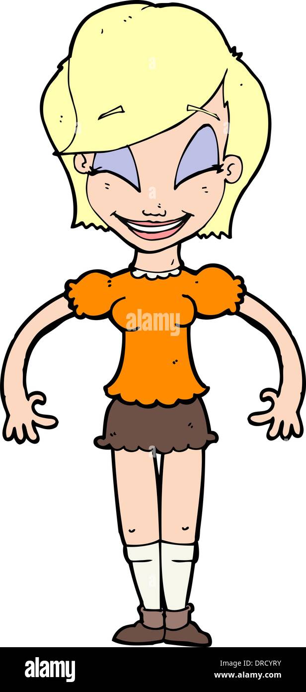 cartoon pretty woman Stock Vector Image & Art - Alamy