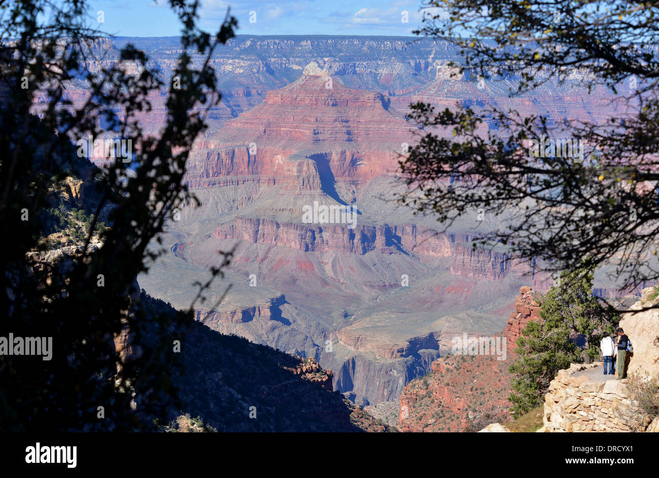 The Grand Canyon, a natural wonder of the world in Arizona USA Stock ...