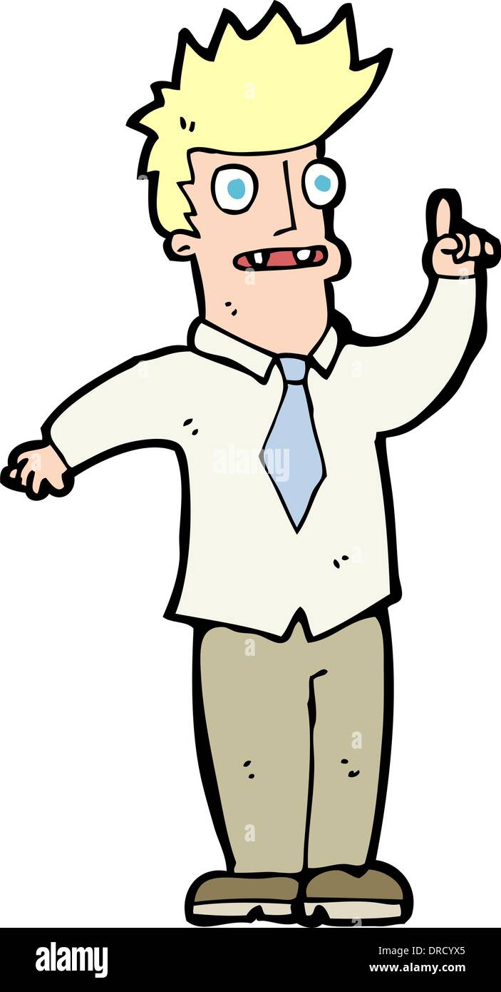 cartoon man with idea Stock Vector Image & Art - Alamy