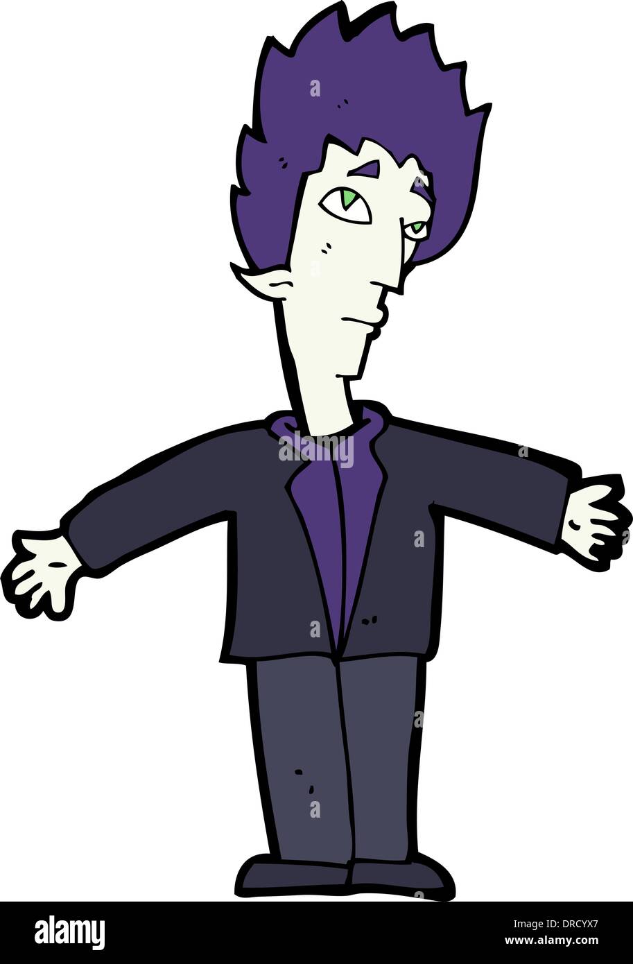 cartoon vampire man Stock Vector Image & Art - Alamy