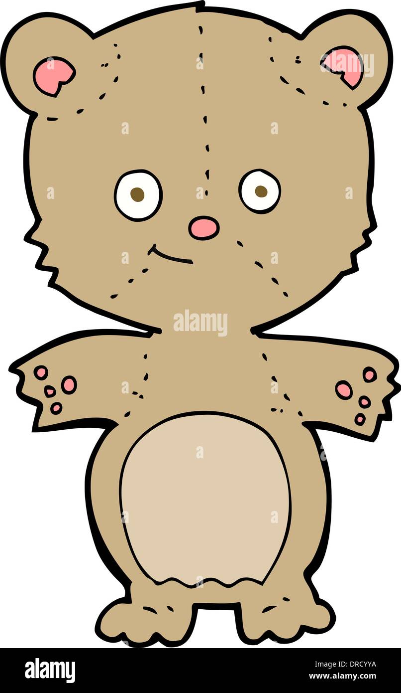 cartoon happy teddy bear Stock Vector Image & Art - Alamy