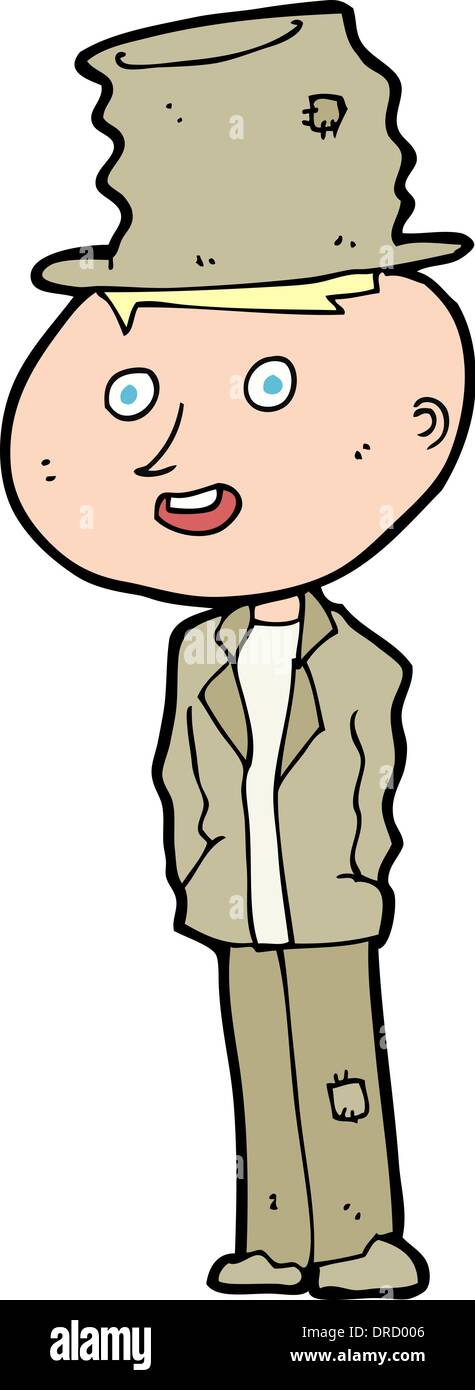 cartoon funny hobo man Stock Vector Image & Art - Alamy