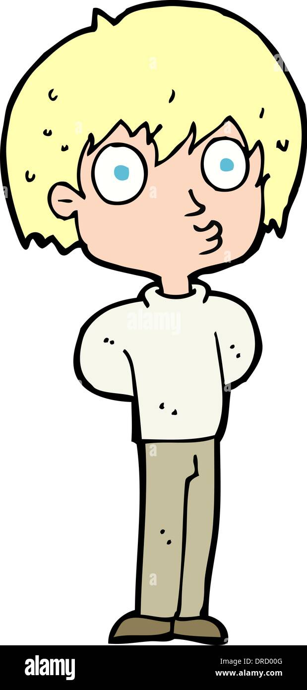cartoon impressed boy Stock Vector Image & Art - Alamy