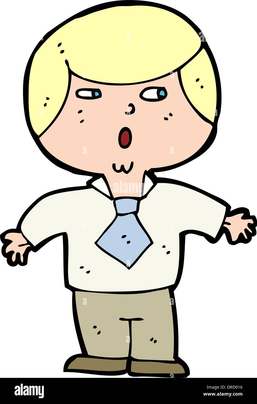 cartoon shocked boy Stock Vector Image & Art - Alamy