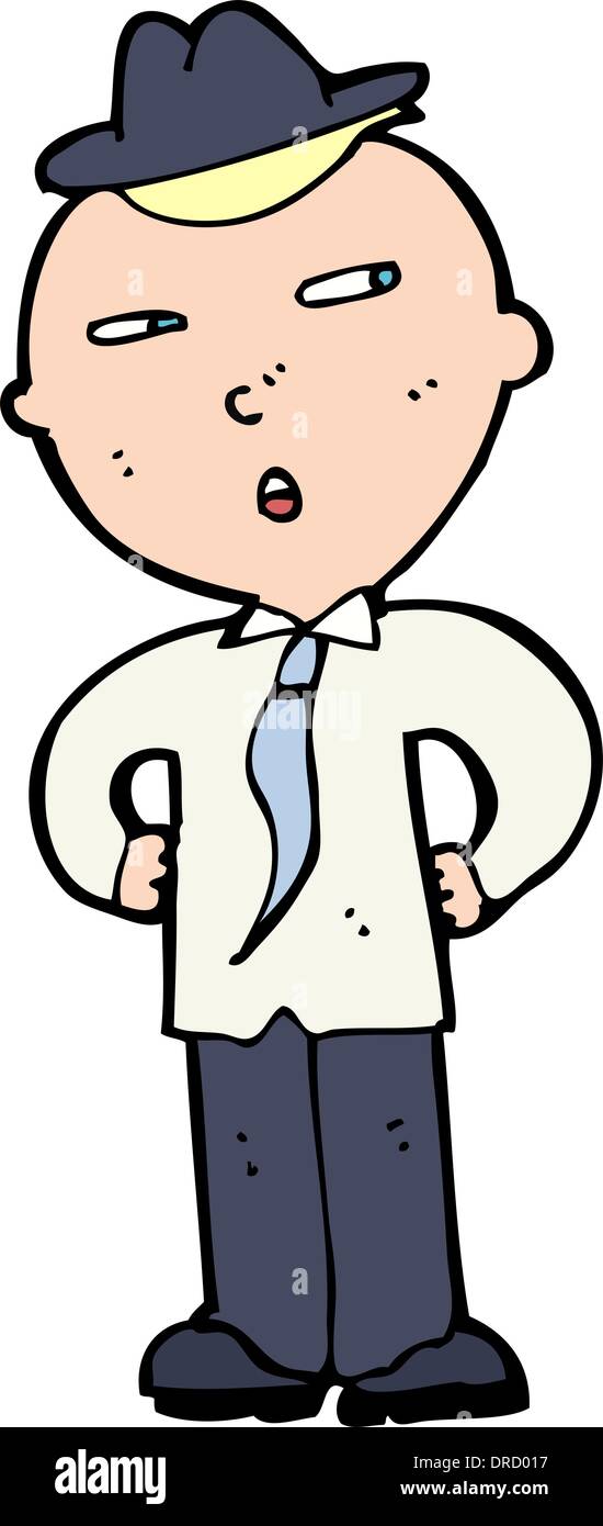 cartoon man wearing hat Stock Vector Image & Art - Alamy