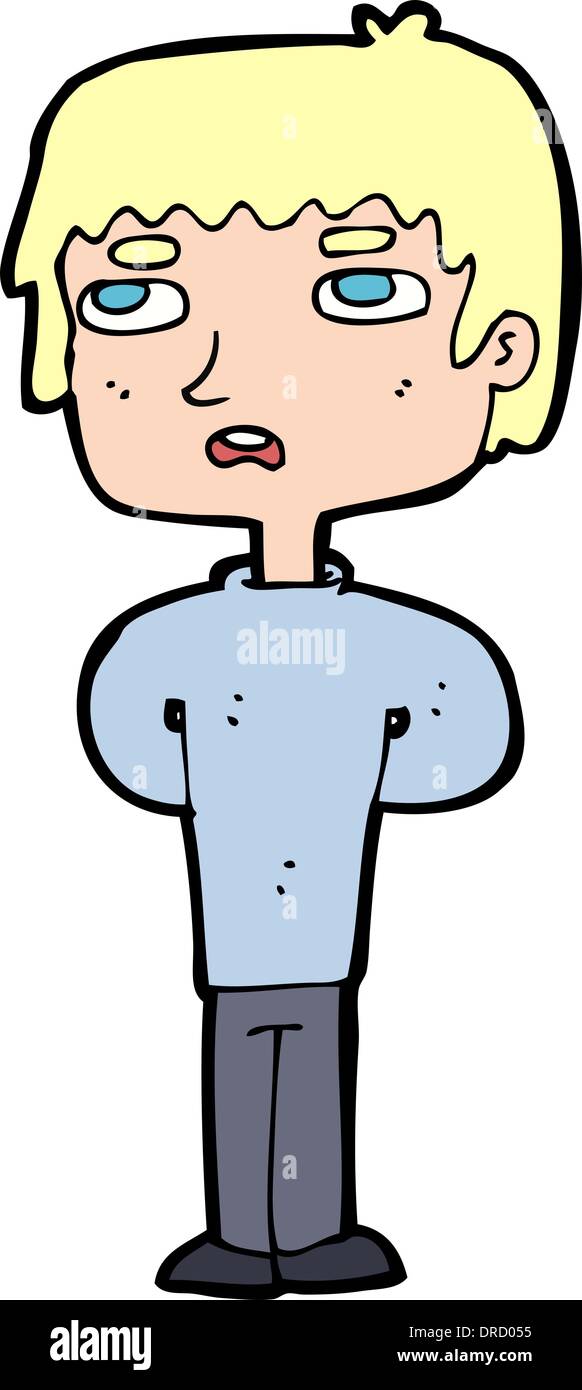 cartoon unhappy man Stock Vector Image & Art - Alamy