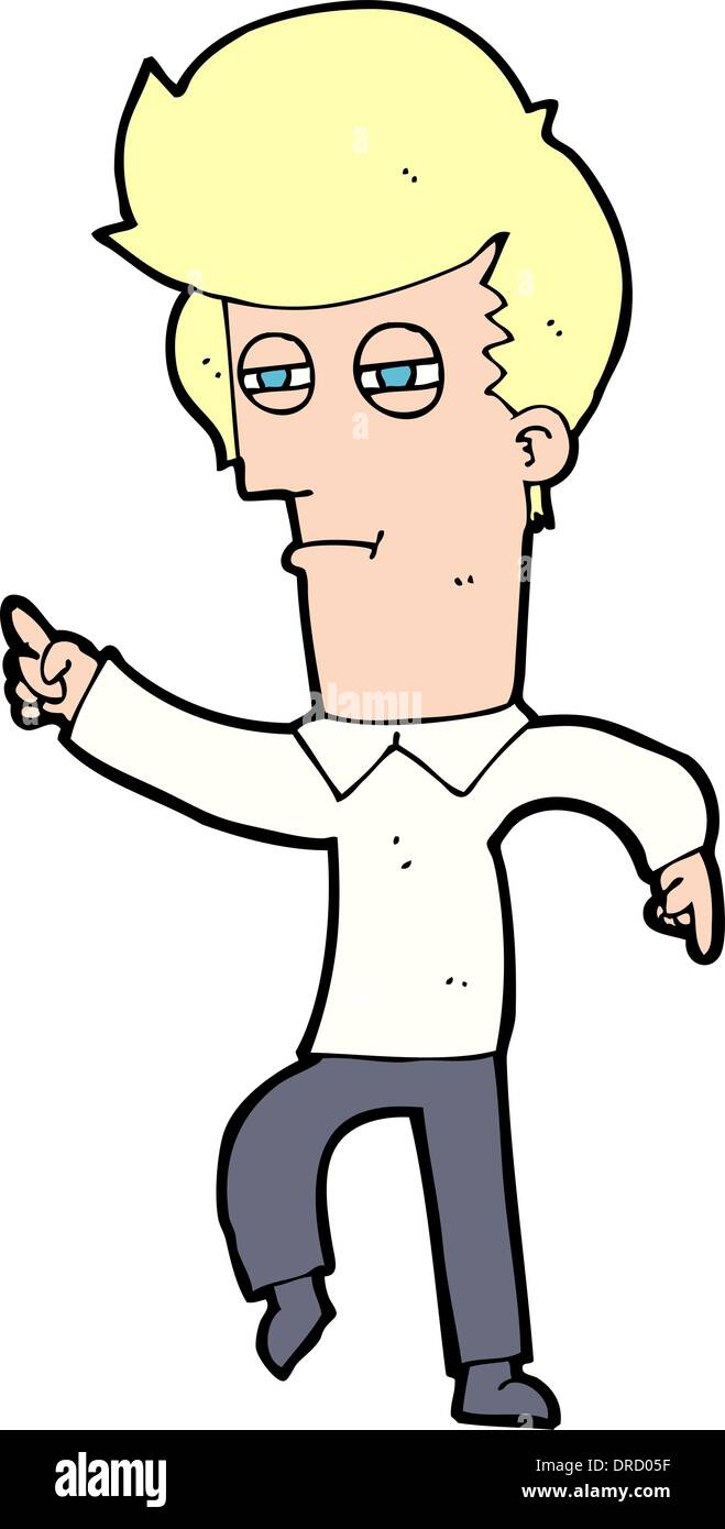 cartoon man accusing Stock Vector Image & Art - Alamy