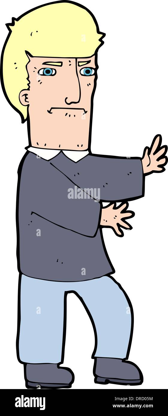 cartoon grumpy man Stock Vector Image & Art - Alamy