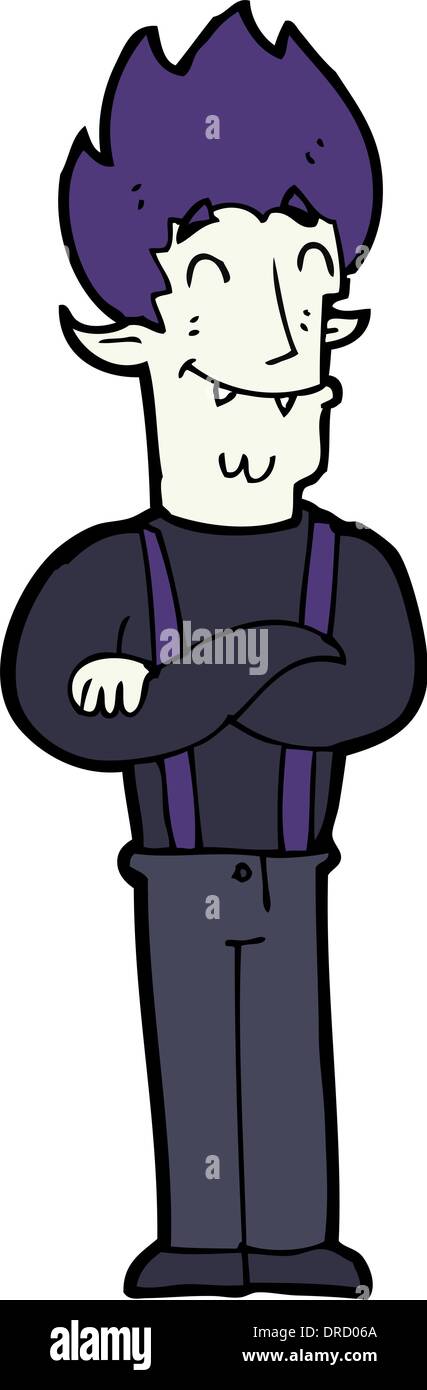 cartoon happy vampire man Stock Vector Image & Art - Alamy