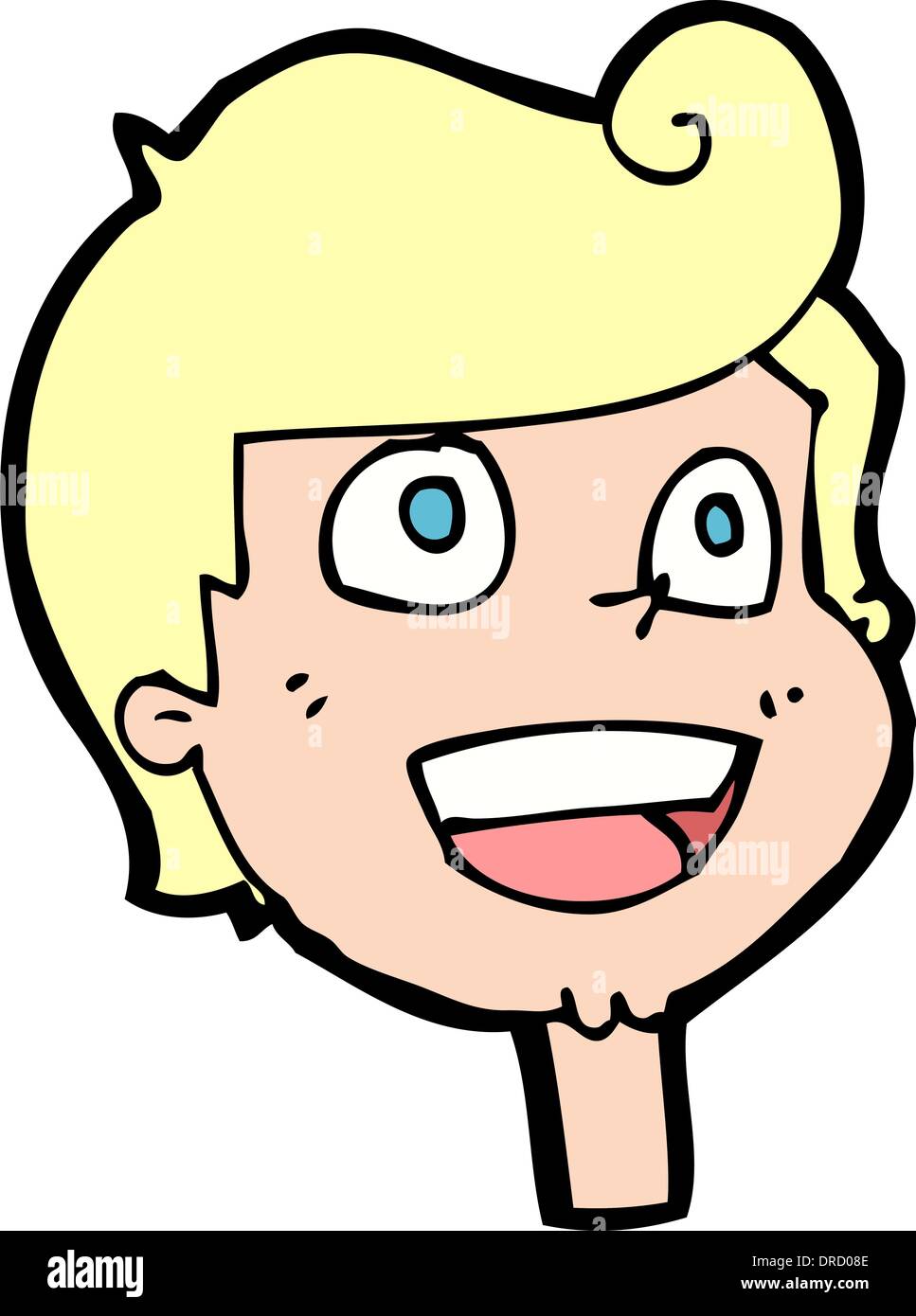 cartoon happy face Stock Vector Image & Art - Alamy