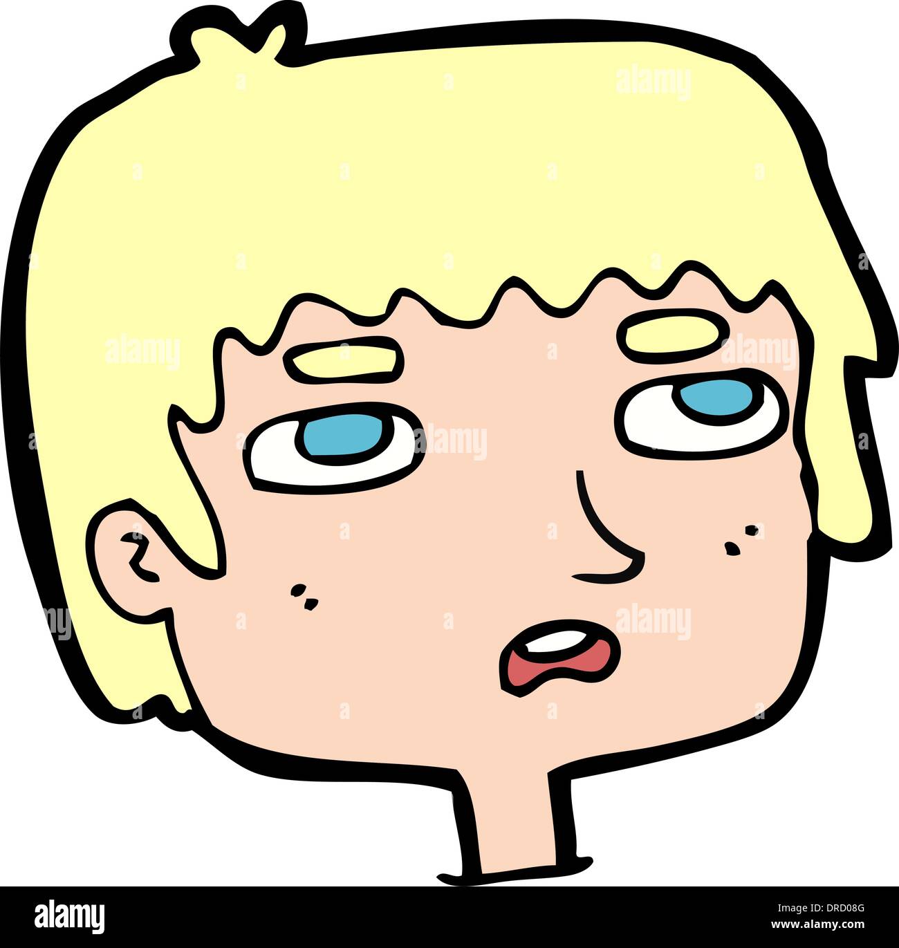 cartoon unhappy face Stock Vector Image & Art - Alamy