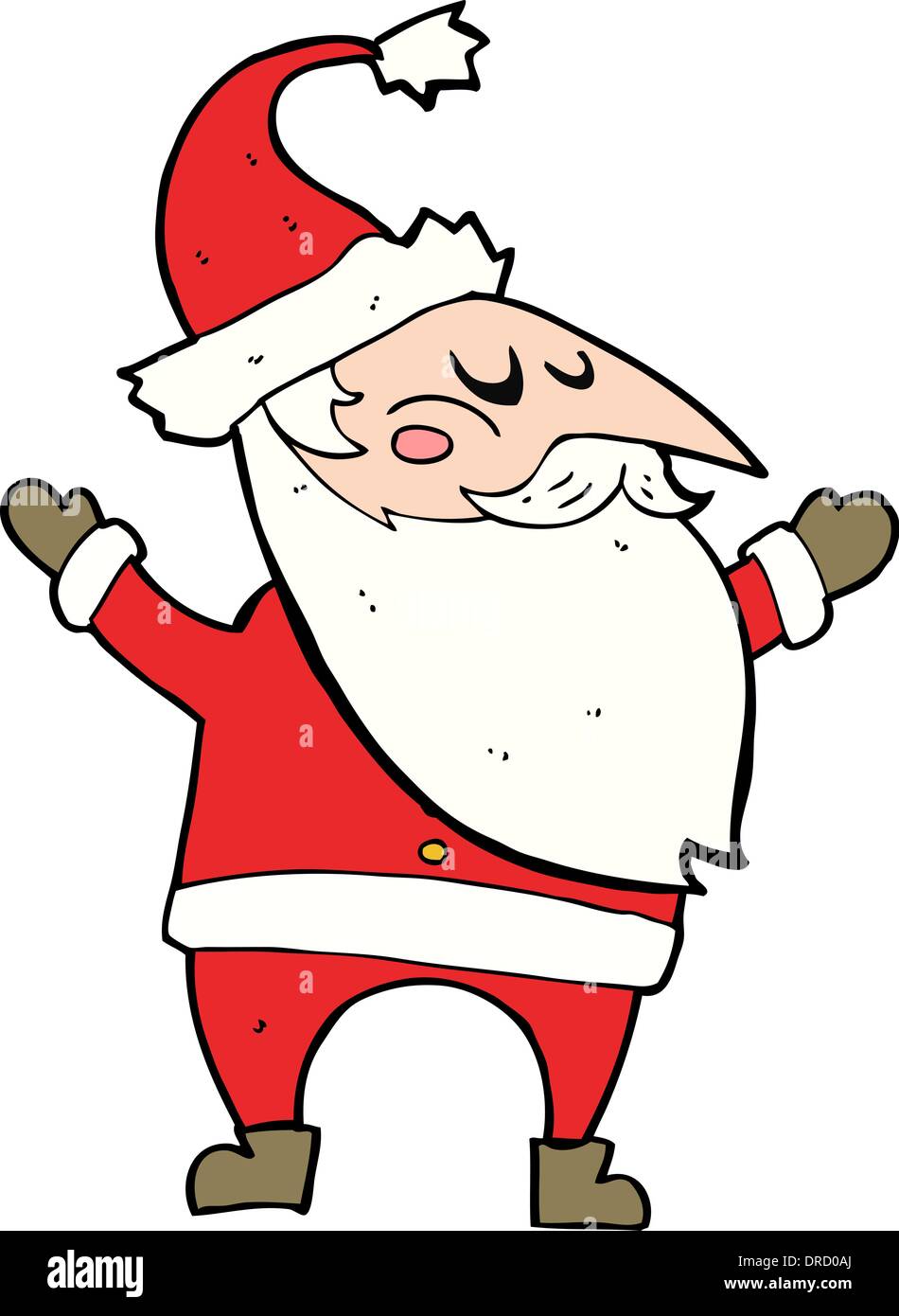 cartoon santa claus Stock Vector Image & Art - Alamy