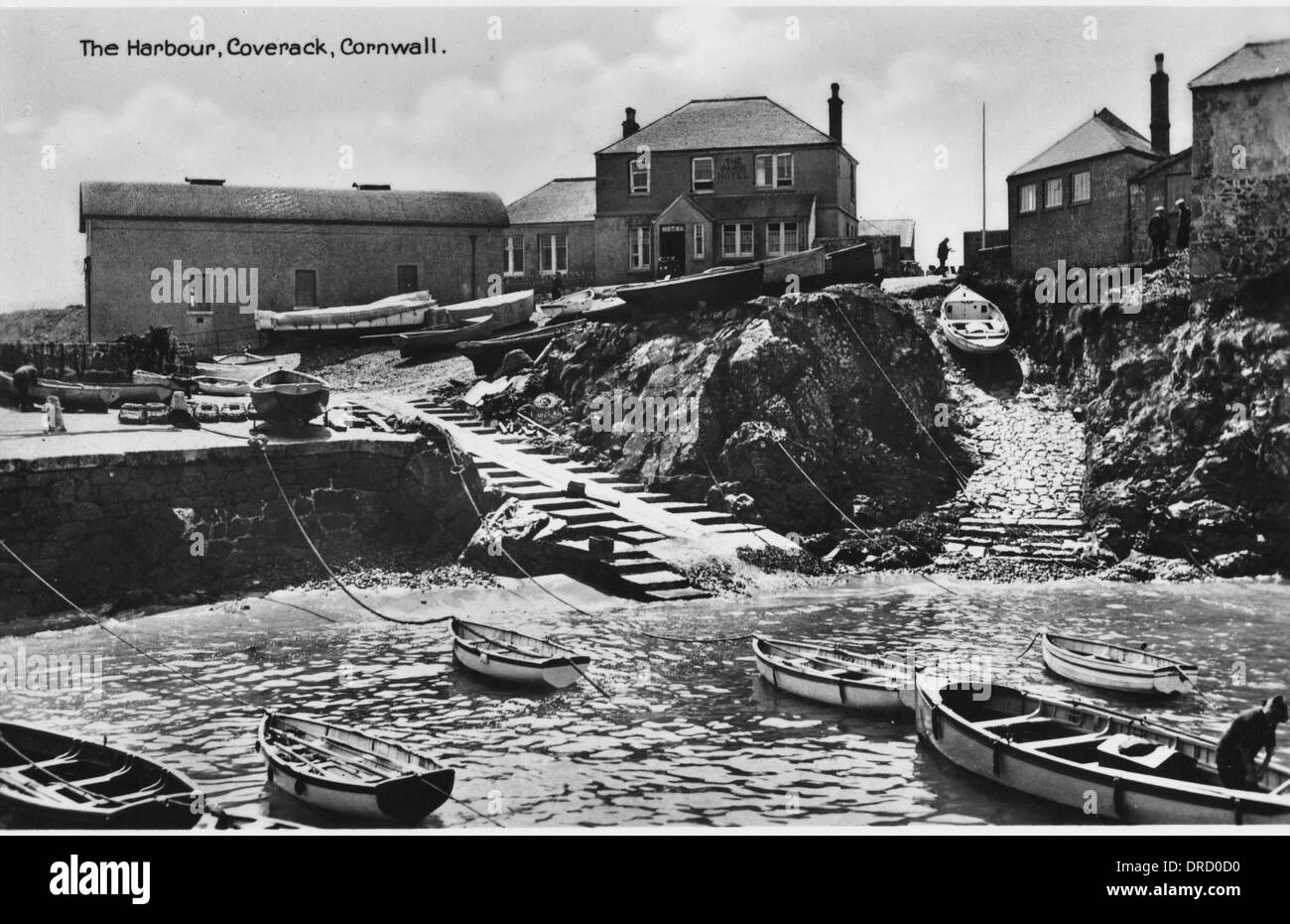 Cornwall scene - Coverack Stock Photo - Alamy