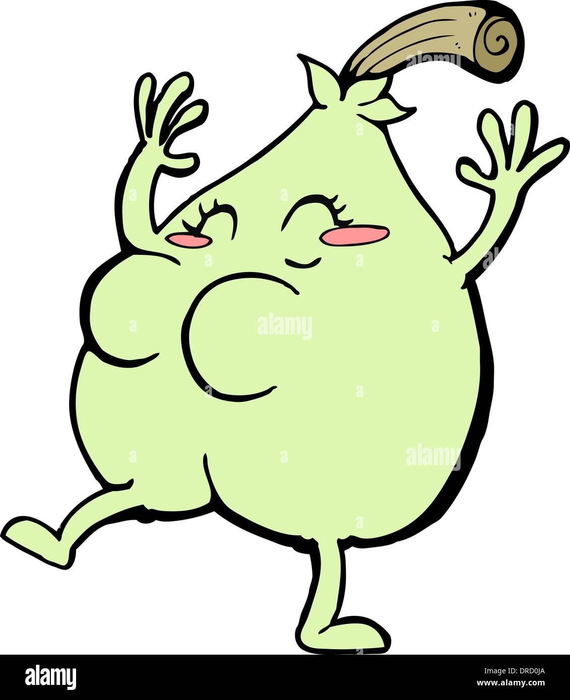 a nice pear cartoon Stock Vector Image & Art - Alamy