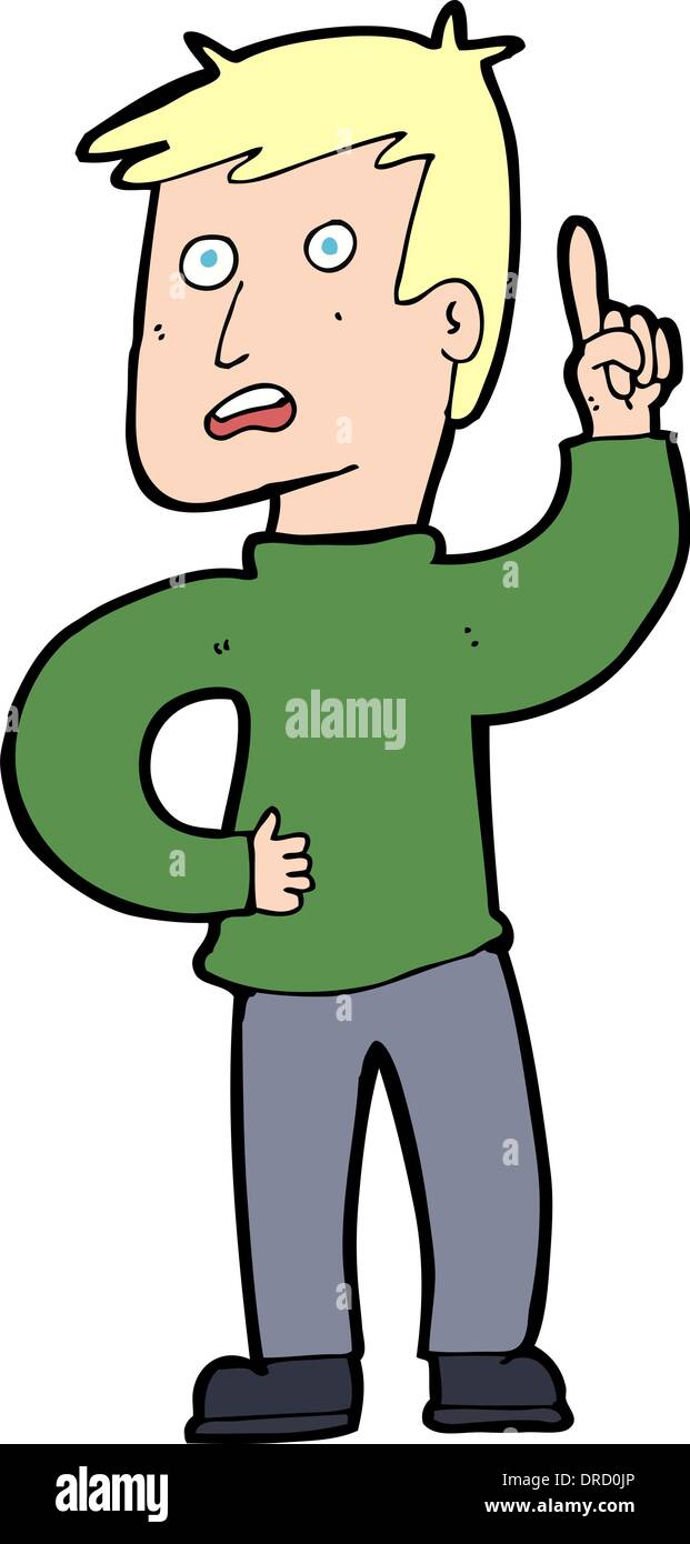 cartoon boy with idea Stock Vector Image & Art - Alamy