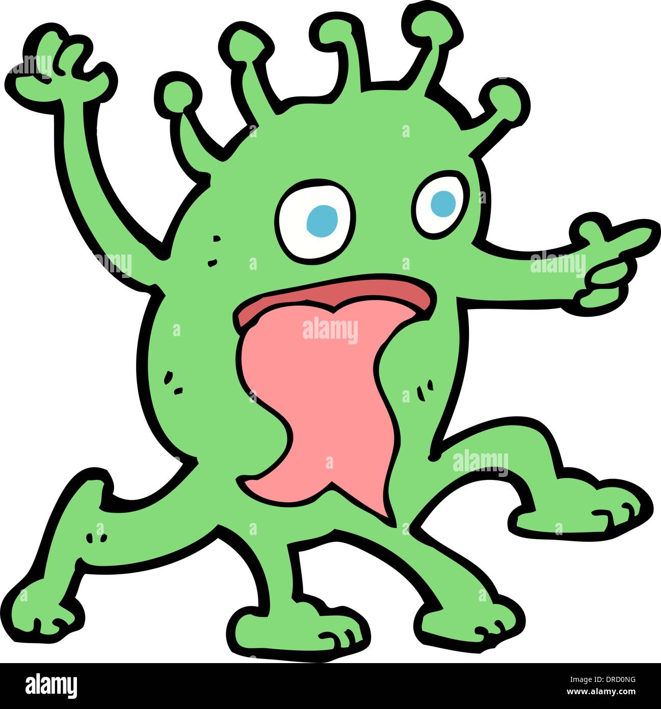 cartoon weird little alien Stock Vector Image & Art - Alamy